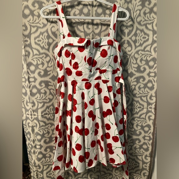 Dresses | Cherry Print Pinup Girl Mod 195s Dress From Boutique Size M ...